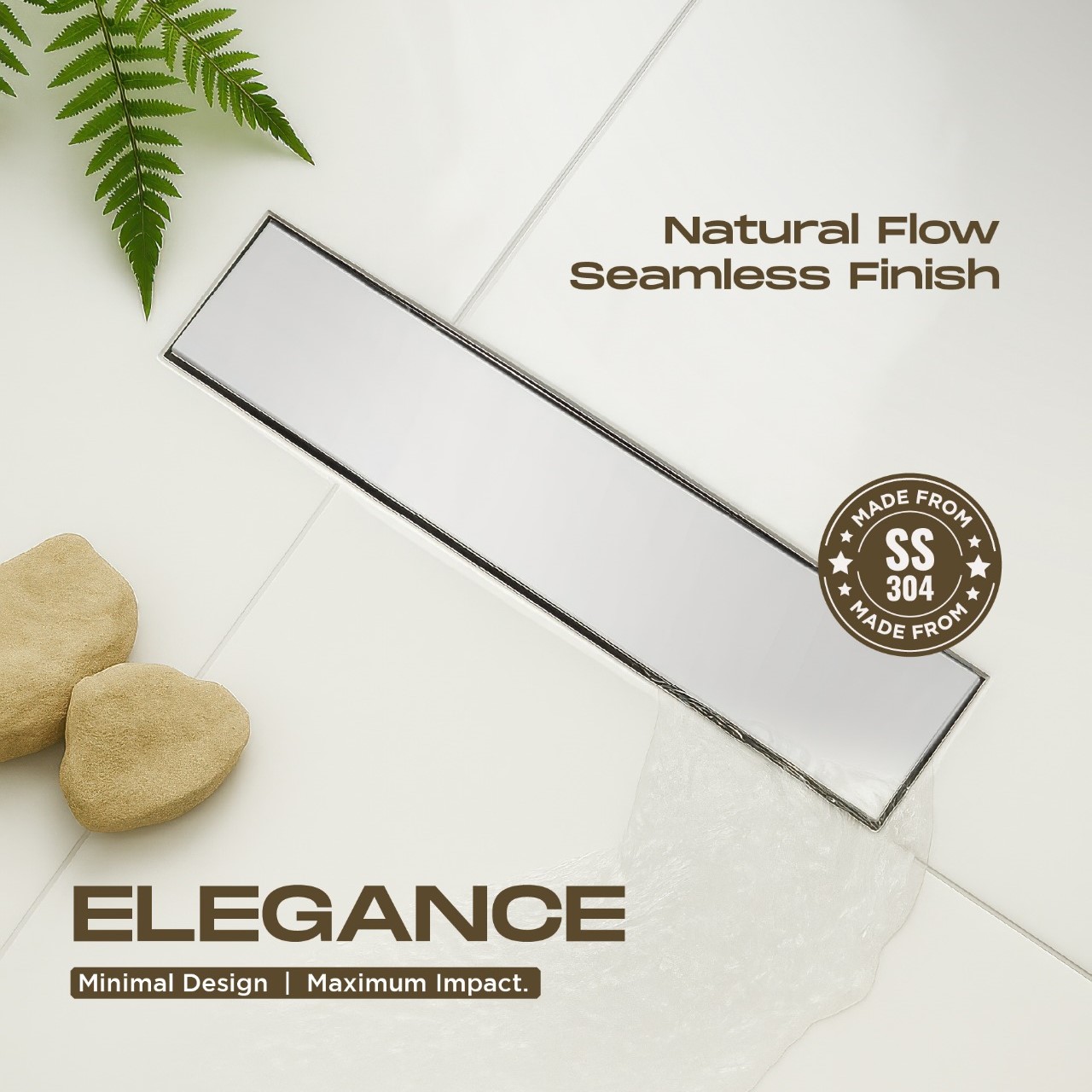 Tiles Insert Channel Drain – Premium Channel Tile‑Flush Drain by PINE ...