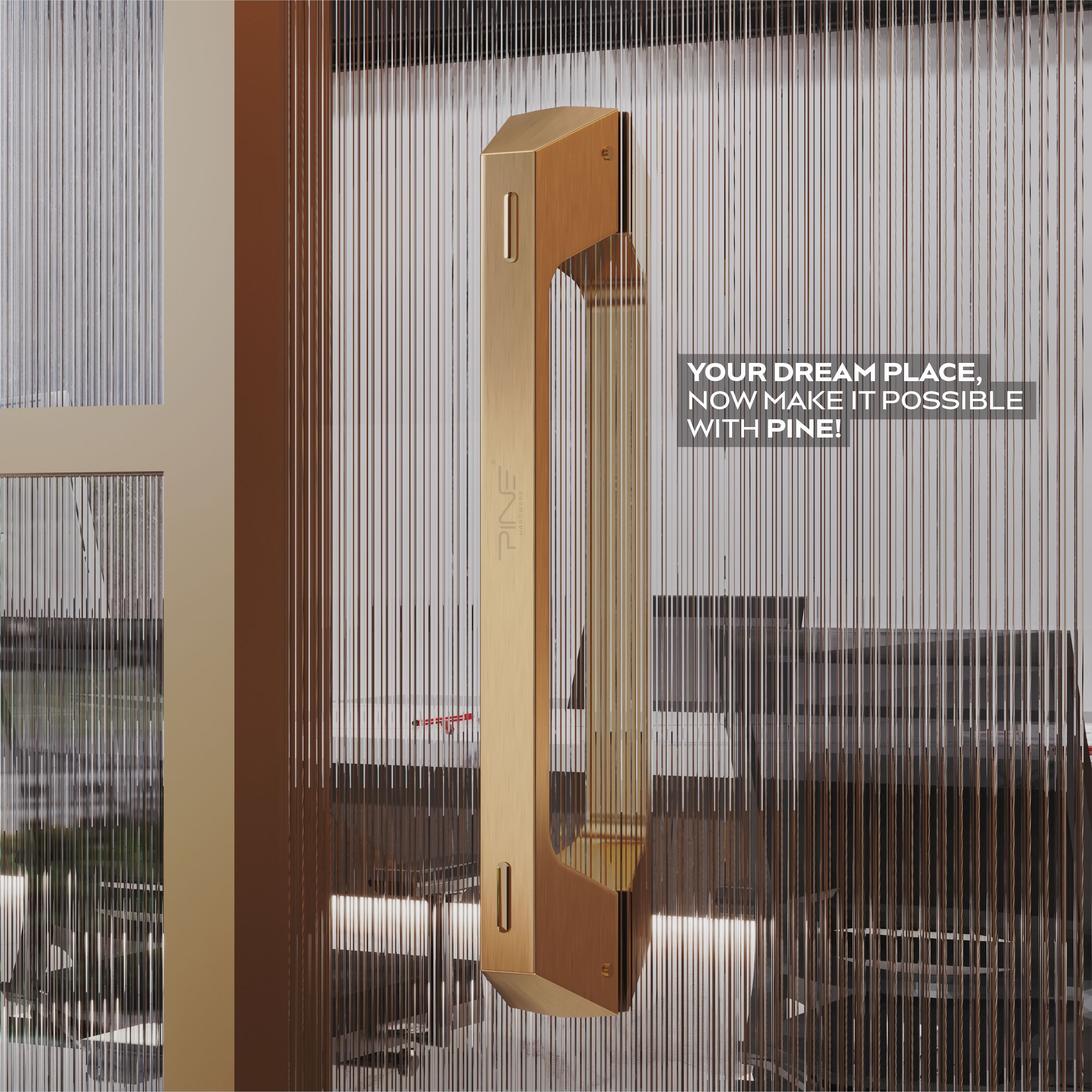 BELLA Pull Handle – Stylish Door Pull Handle by PINE Hardware