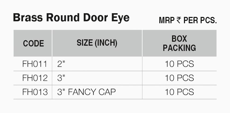 Door Eye – Premium Security Door Eye by PINE Hardware