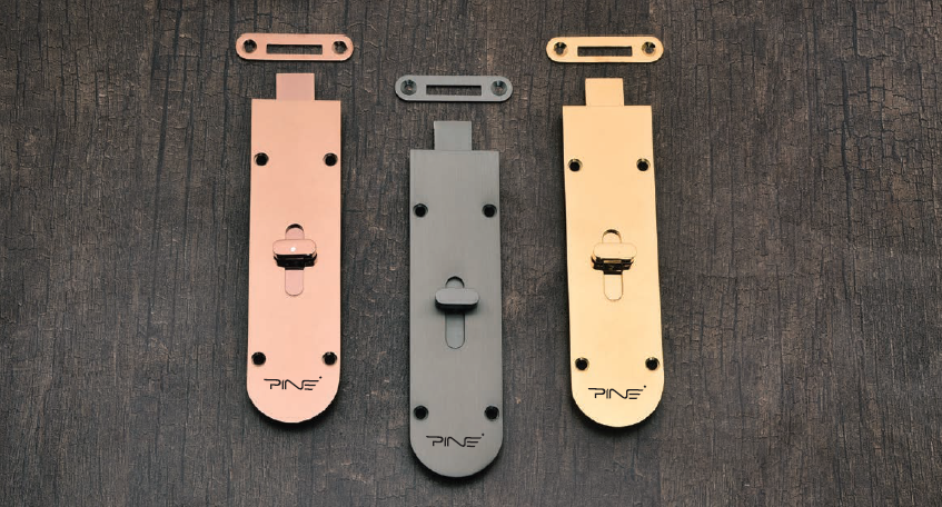 Sliding Plate Concealed Tower Bolt – Flush & Secure Locking by PINE ...